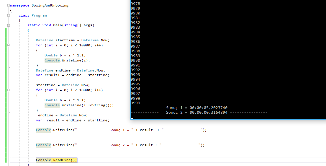 Oktay Altan: C# Boxing ve Unboxing Nedir