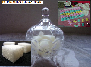 TURRONES DE AZÚCAR