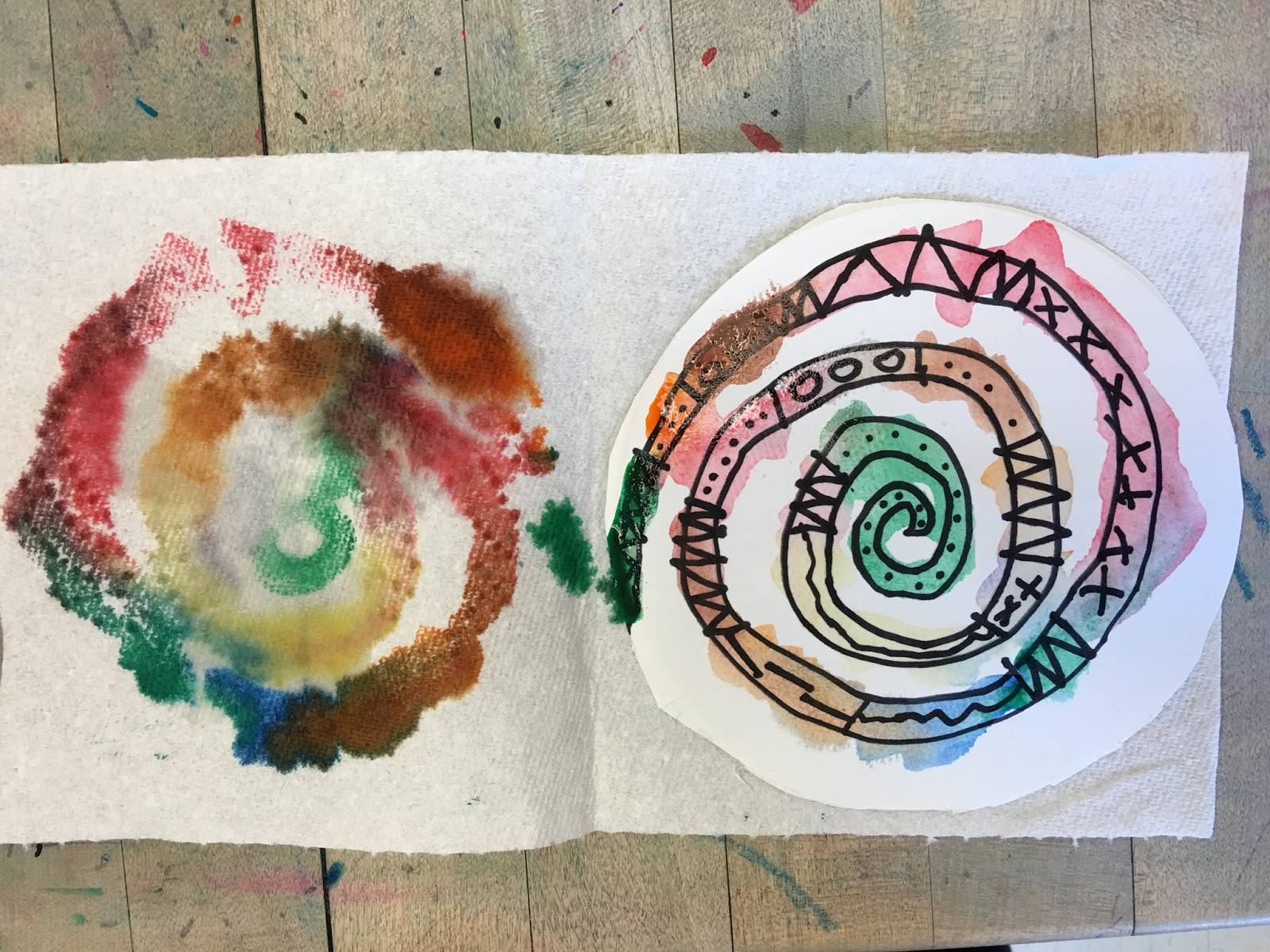 Art Room Blog: 4th Grade Dot Day Project...