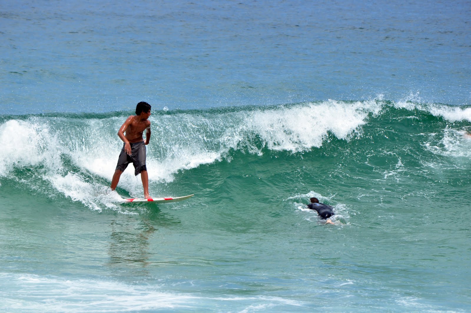 Thiago Ribeiro Fotógrafo: Dia de surf no Arpoador