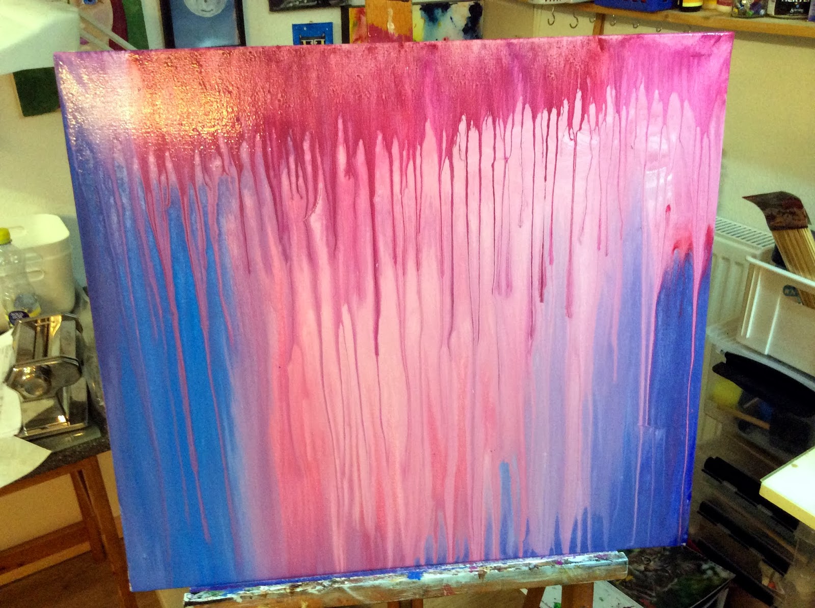 SolAnn´s World: Having fun with drip technique!