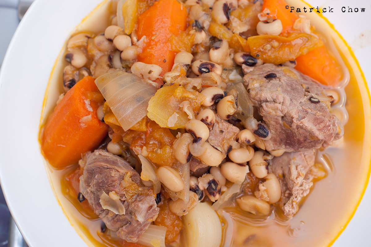 Cook With No Books: Jacob's stew : Lamb and black eyed bean stew