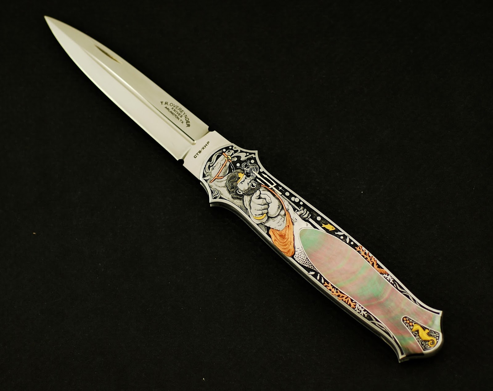 Knifeology Custom Knives: Neptune & Mermaid