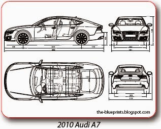 Vector Blueprints - Cars, Trucks, Busses and others: Audi - Vector ...