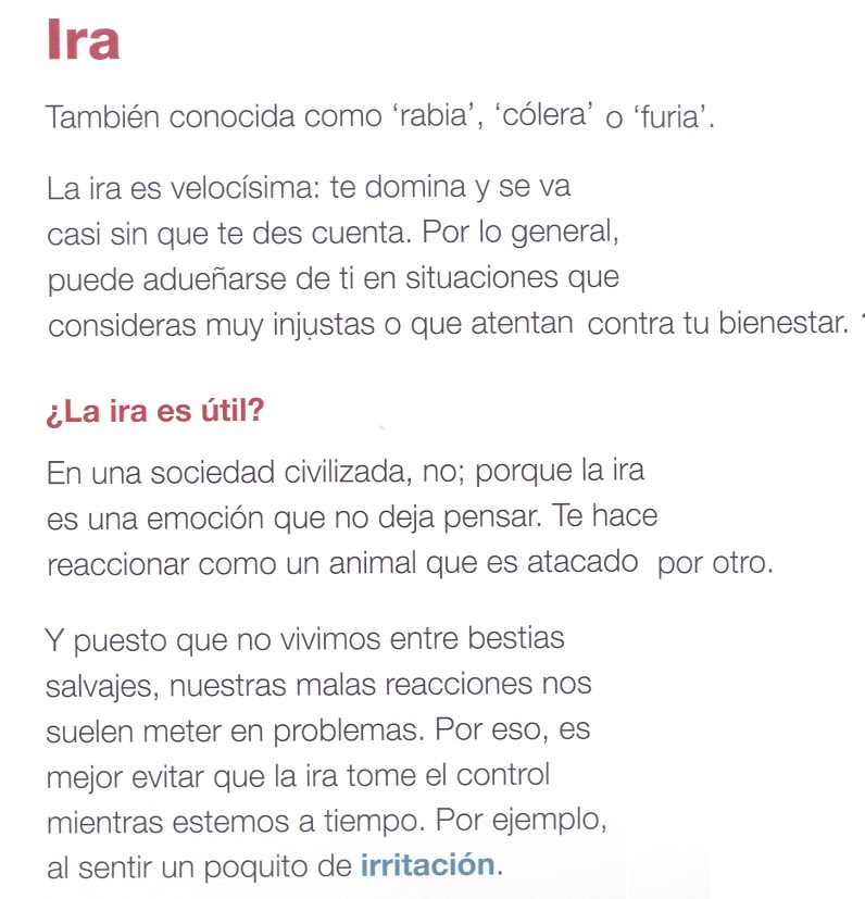 COEDUCACIÓN ( CEIP MARISMAS DE HINOJOS): EMOCIONES - LA IRA