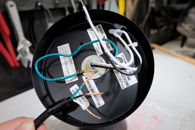 How To DIY: Turn a Hardwire Light Fixture into a Plug-In - Flipping the ...