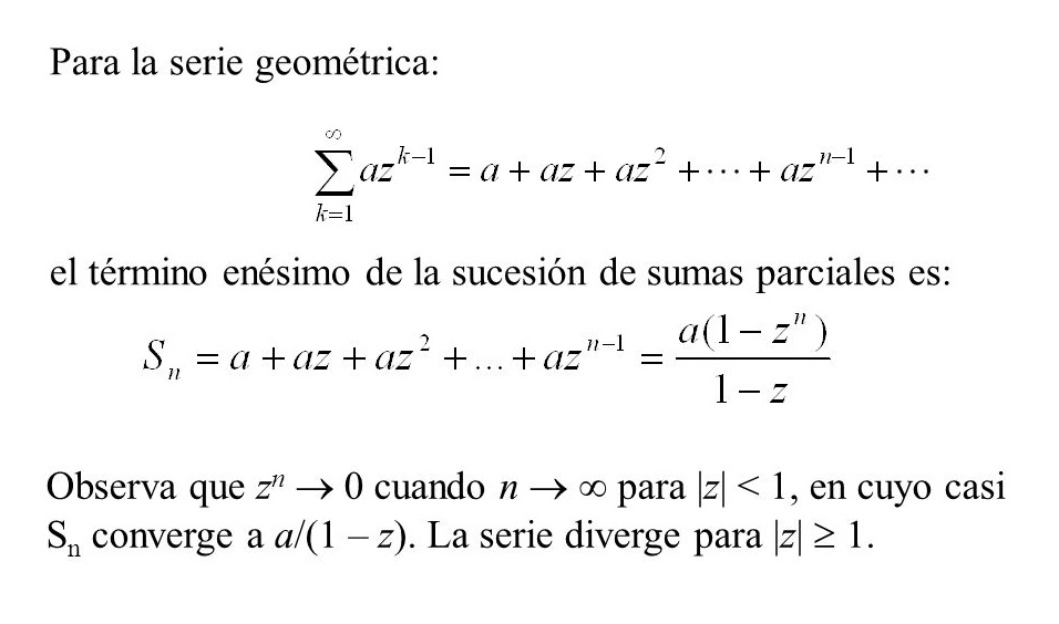 Matemática Avanzada: SERIES