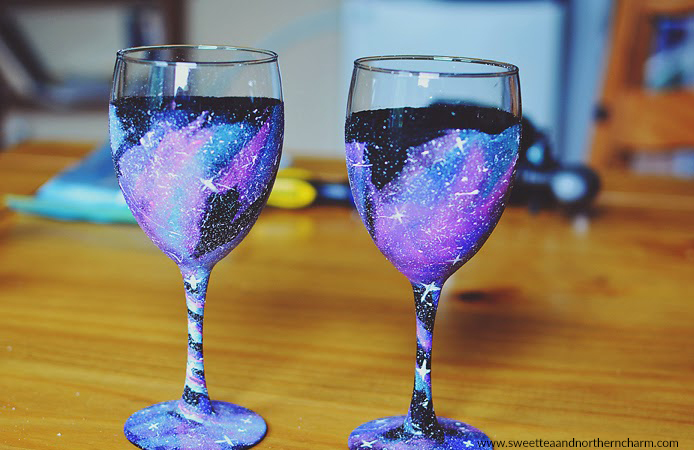Tutorial: Galaxy Wine Glass | Natasha Ann The Blog