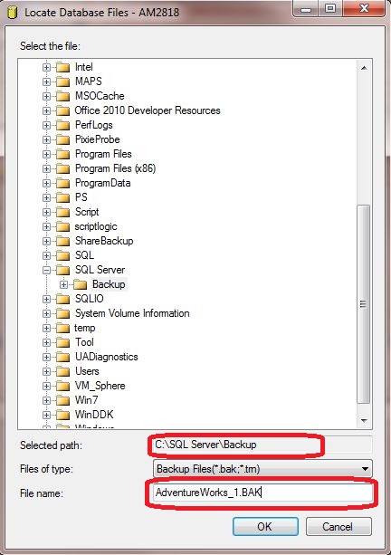 Split backup files for faster SQL Backups