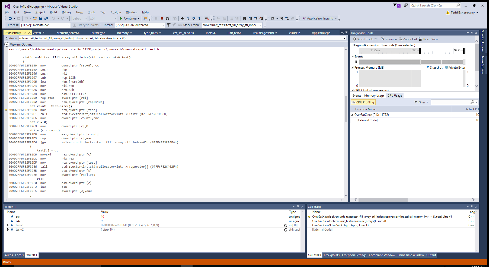 Country Bit: C+++ Compile, Part 1, Vectors vs Native Arrays in x86-64 ...