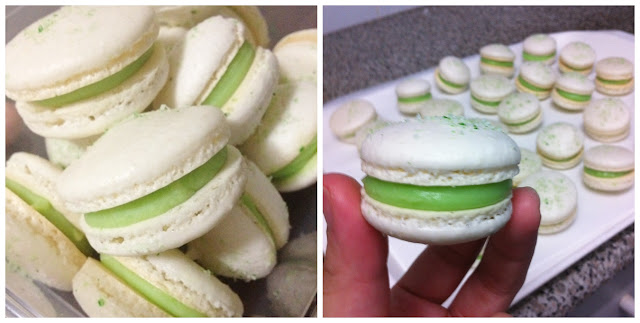 My SeeFood Diet : Pandan Coconut Macarons