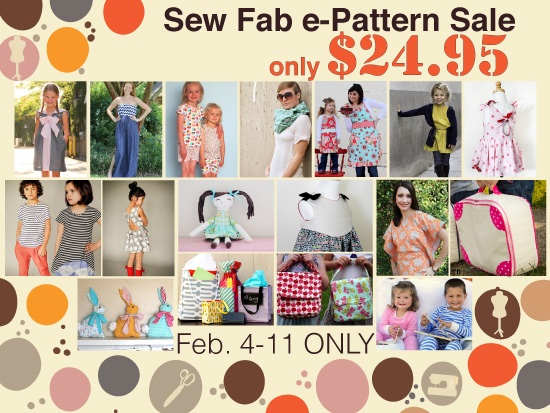 sewVery: Sew Fab e-Pattern Sale Starts Now!