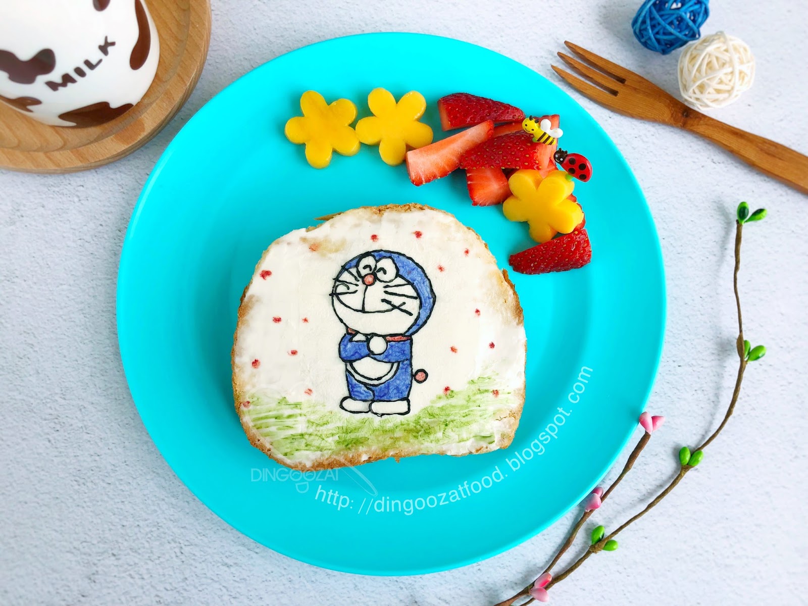 Miki's Food Archives : Doraemon Cheese Toast 哆啦A梦／叮当奶酪吐司