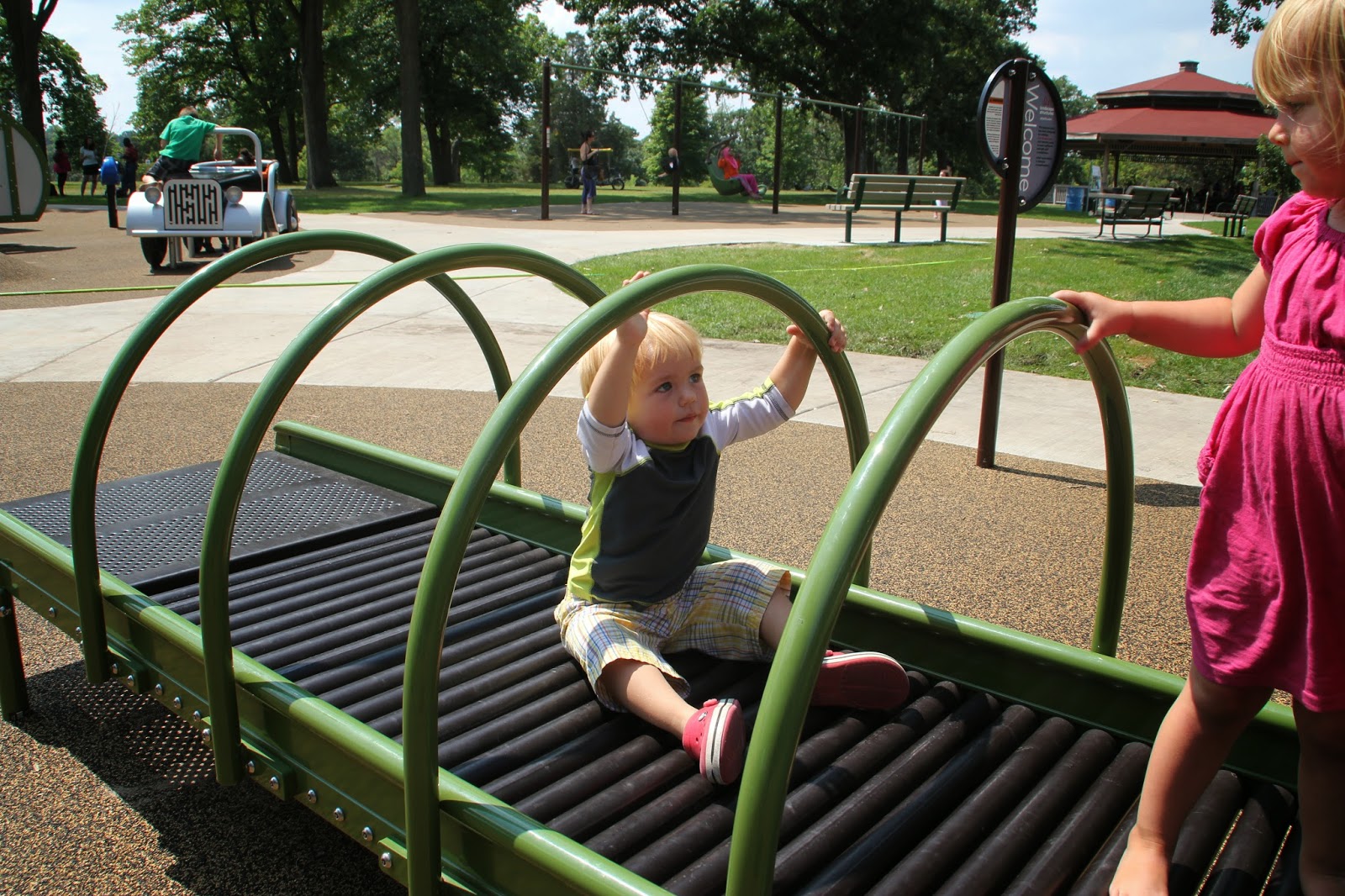 driving with the windows wide open: New playgrounds at Minnehaha Park