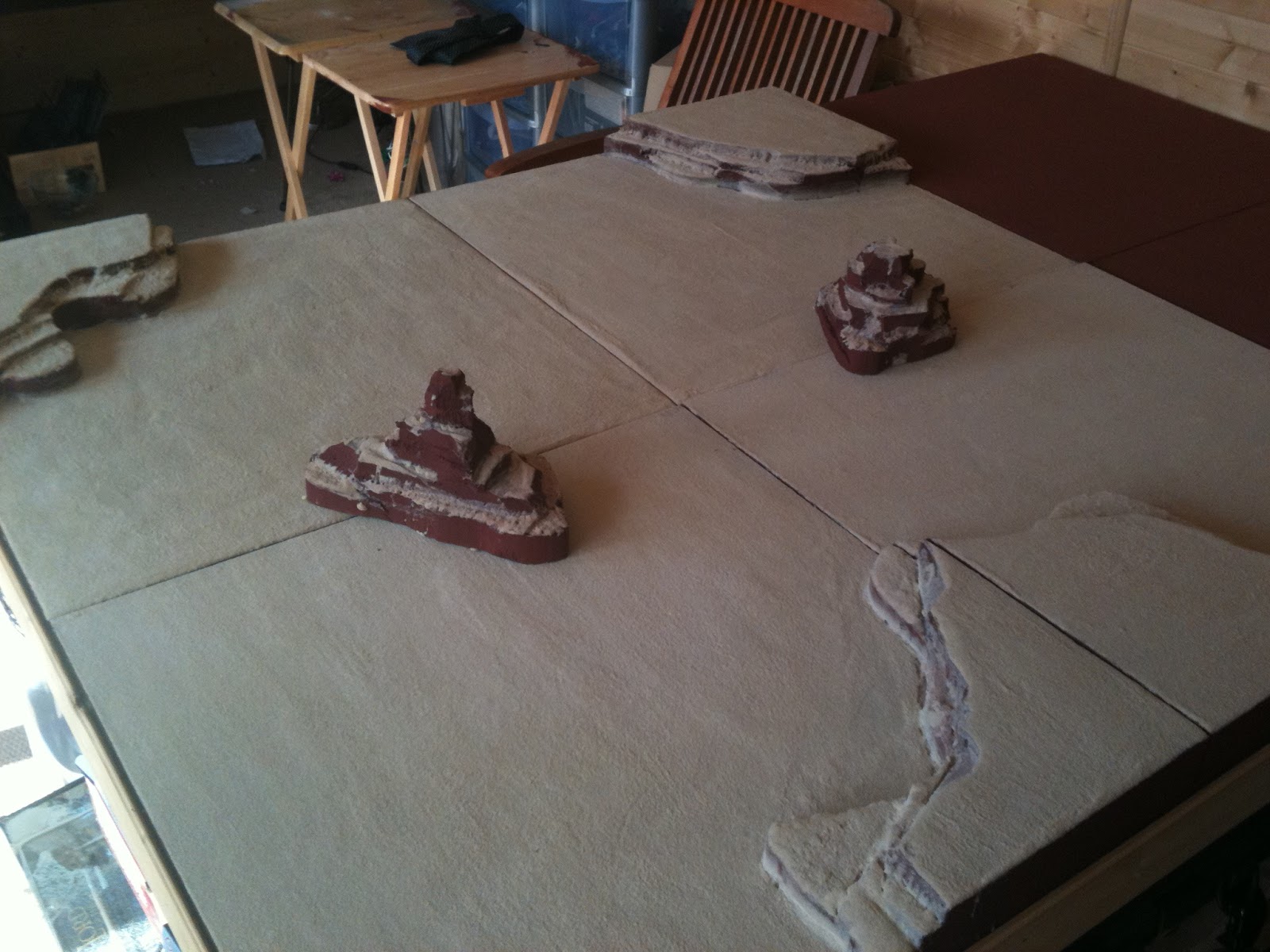 Life In The Man Cave: How to make a Modular Wargaming Table - -Part 2