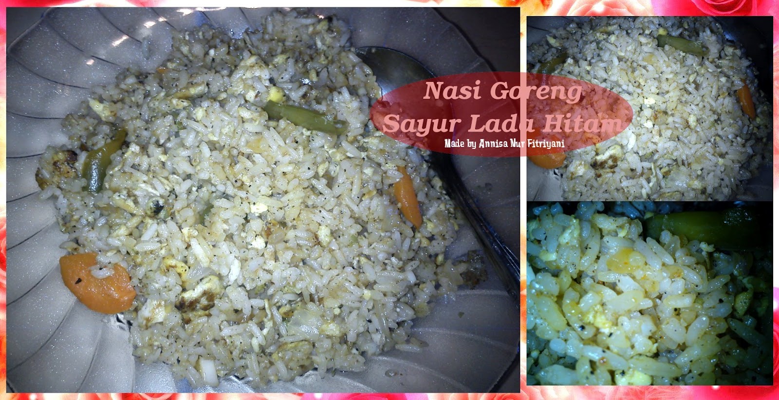 ♥ My Story ♥: Nasi Goreng Sayur Lada Hitam
