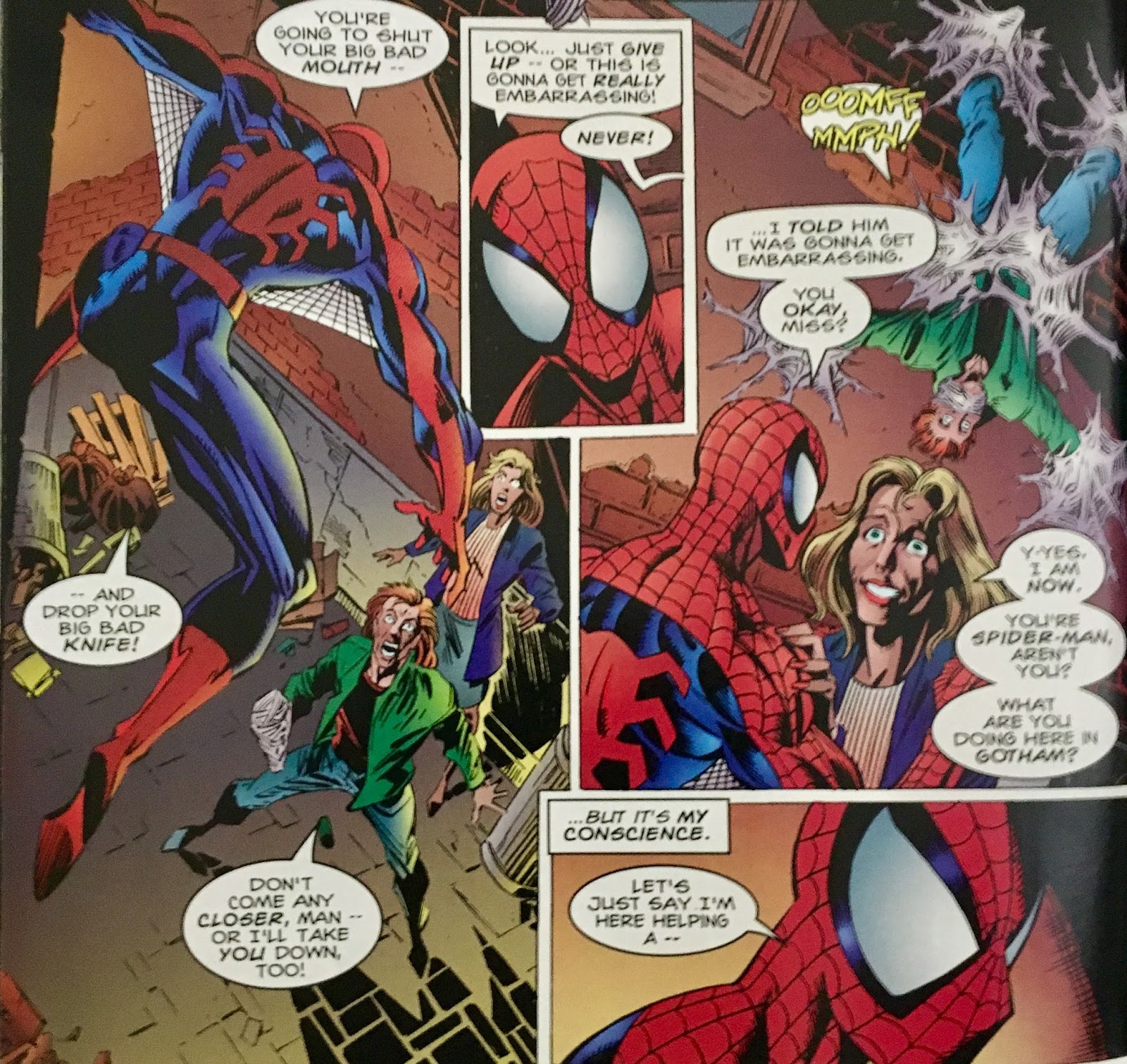 Spider Man Batman Crossover Comic