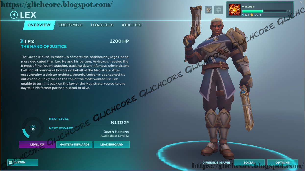 Paladins: Character Lex