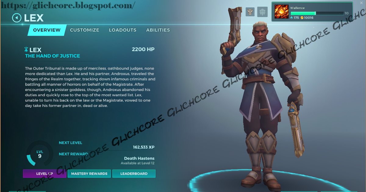 Paladins: Character Lex