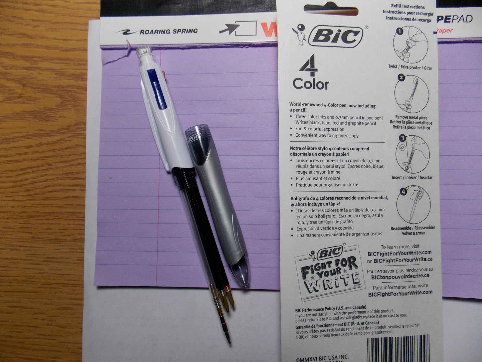 My Supply Room: The Newest BIC 4 Way