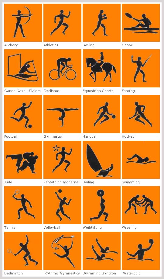 sevenby3: olympic pictograms