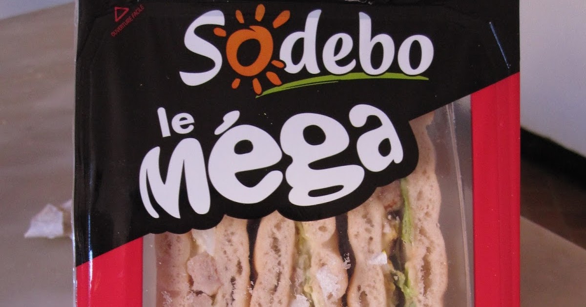 Suggestion de Présentation: Sandwich Le Méga Poulet rôti œuf (230 g) Sodebo