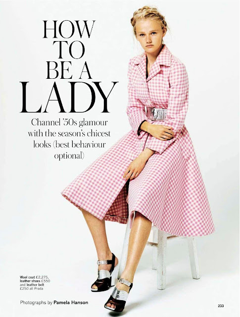 Emma Skov By Pamela Hanson Magazine Photoshoot For Uk Glamour Magazine ...