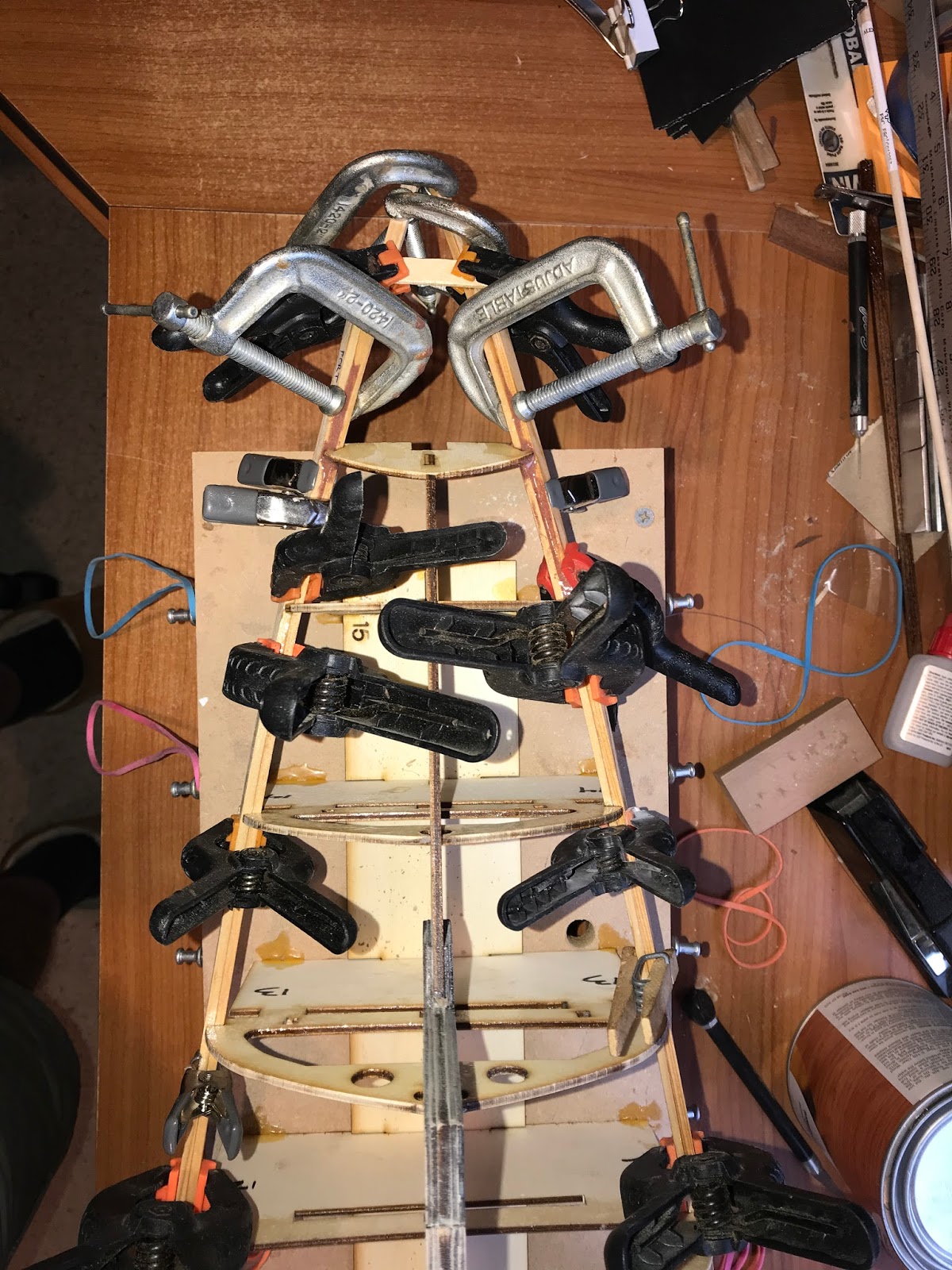 Wampum VM sheer rails installed