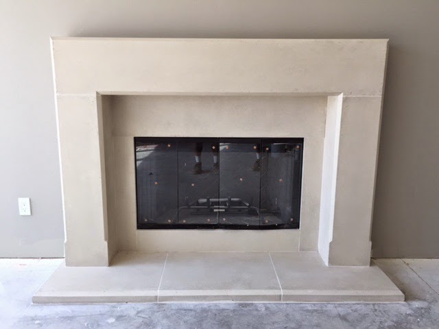 Transitional Fireplace Surrounds