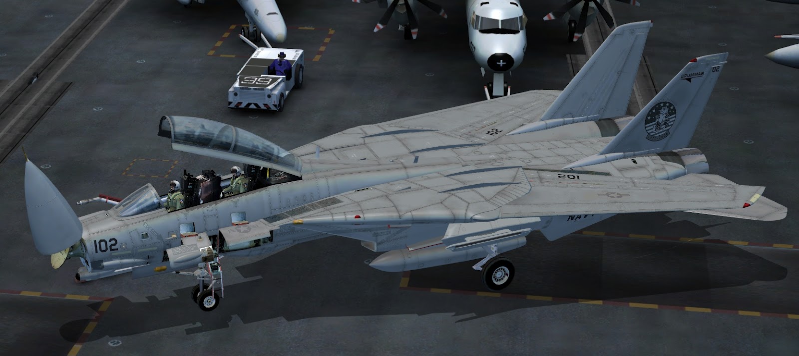 IndiaFoxtEcho Visual Simulations: F-14D Progress - and volunteers ...