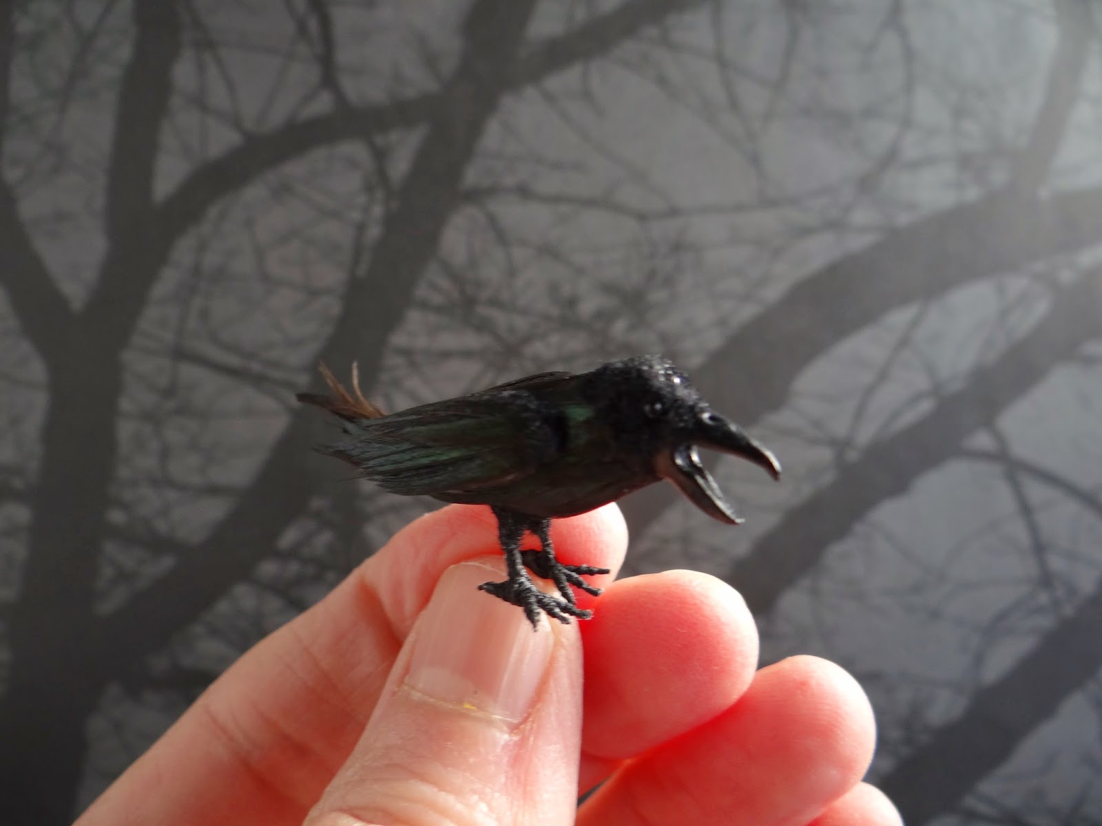 From the Studio of Pat Benedict: Three-eyed Raven Dollhouse miniature ...