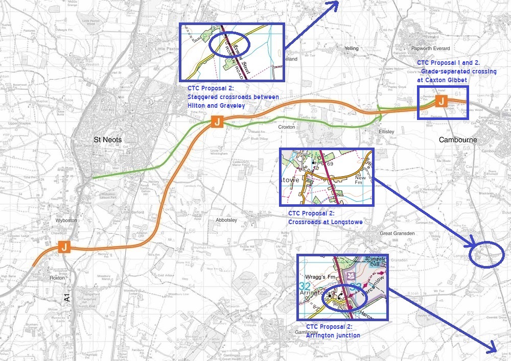 A428 Black Cat to Caxton Gibbet - CTC Cambridge