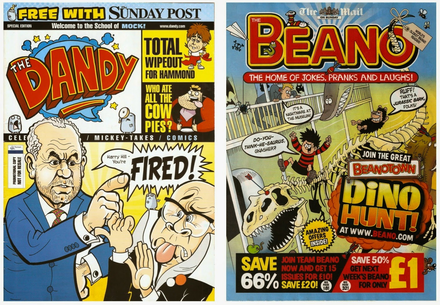 Wacky Comics!: The Beano and Dandy on Sunday