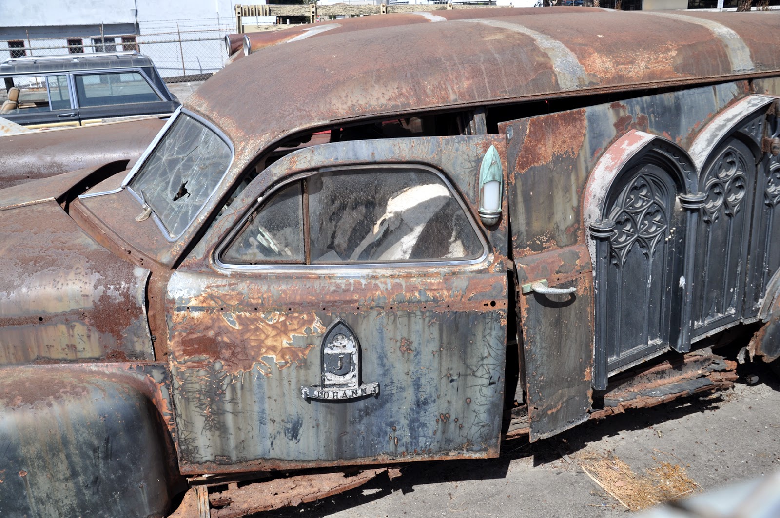 Just A Car Guy: I stumbled across an old 1940's hearse today in Long Beach