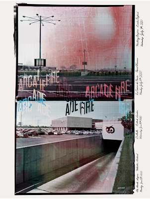 Flyer Goodness: Arcade Fire Posters by Burlesque of North America