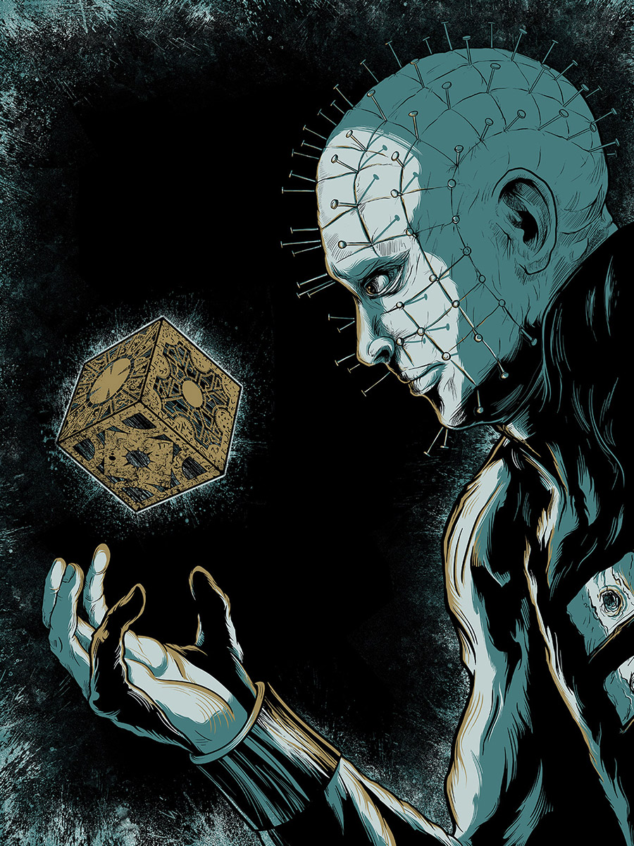 INSIDE THE ROCK POSTER FRAME BLOG: Matthew Johnson Hellraiser Prints