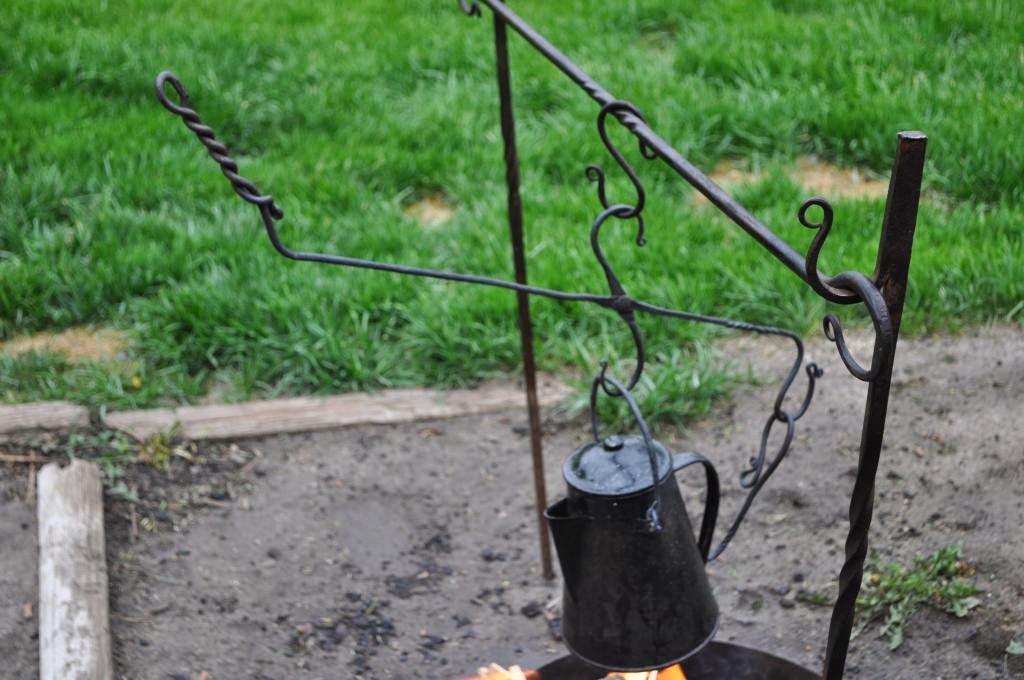 Skab Leatherworks: Hand Forged Coffee Pot Tipper / Pourer