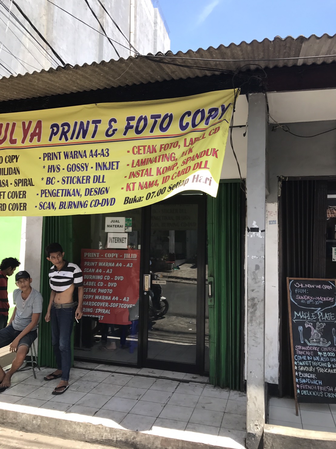 Tempat-tempat fotocopy dan print disekitar kampus Binus