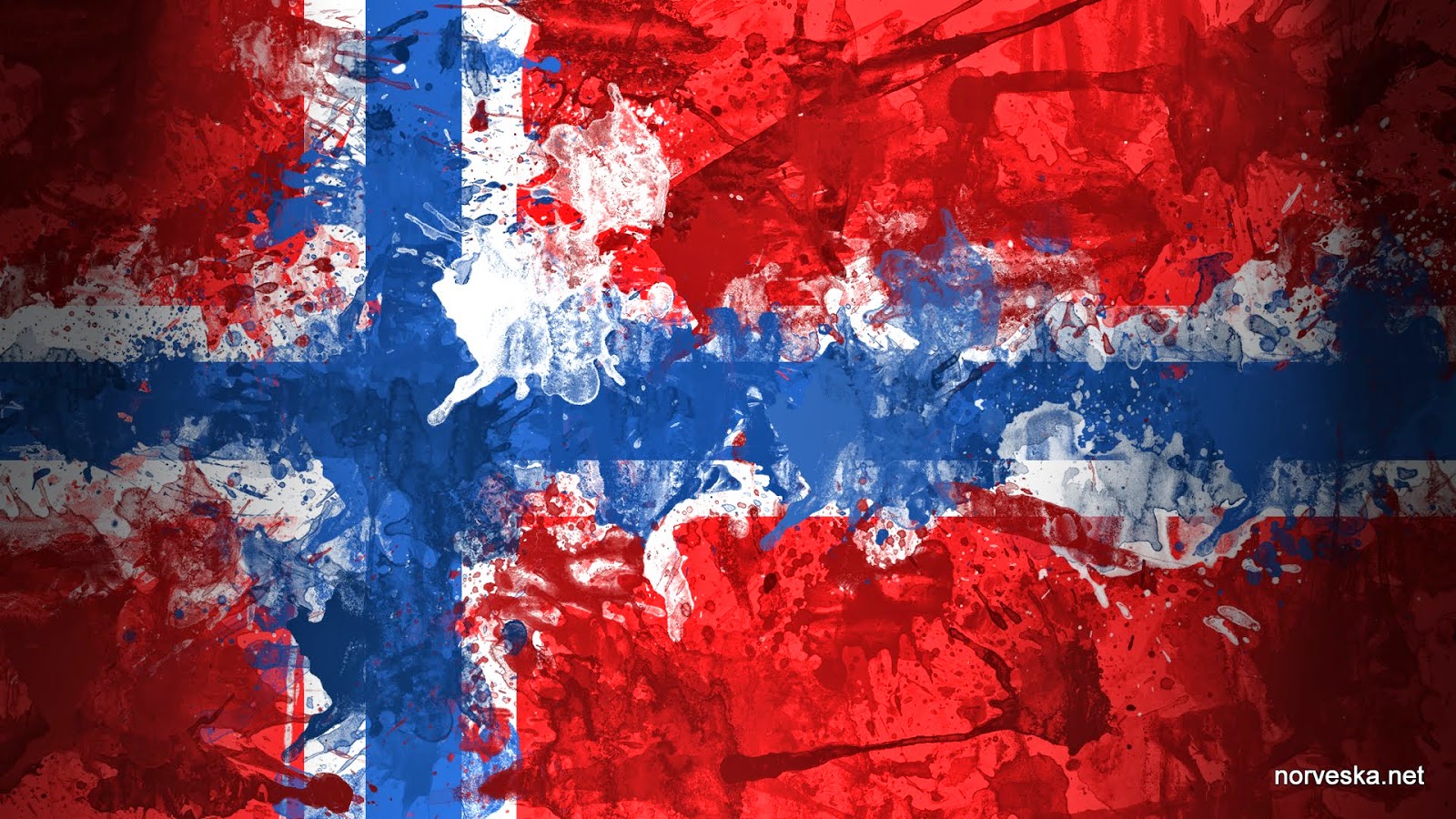 Norveška - my way or no(r)way: Norveška zastava zidpapir