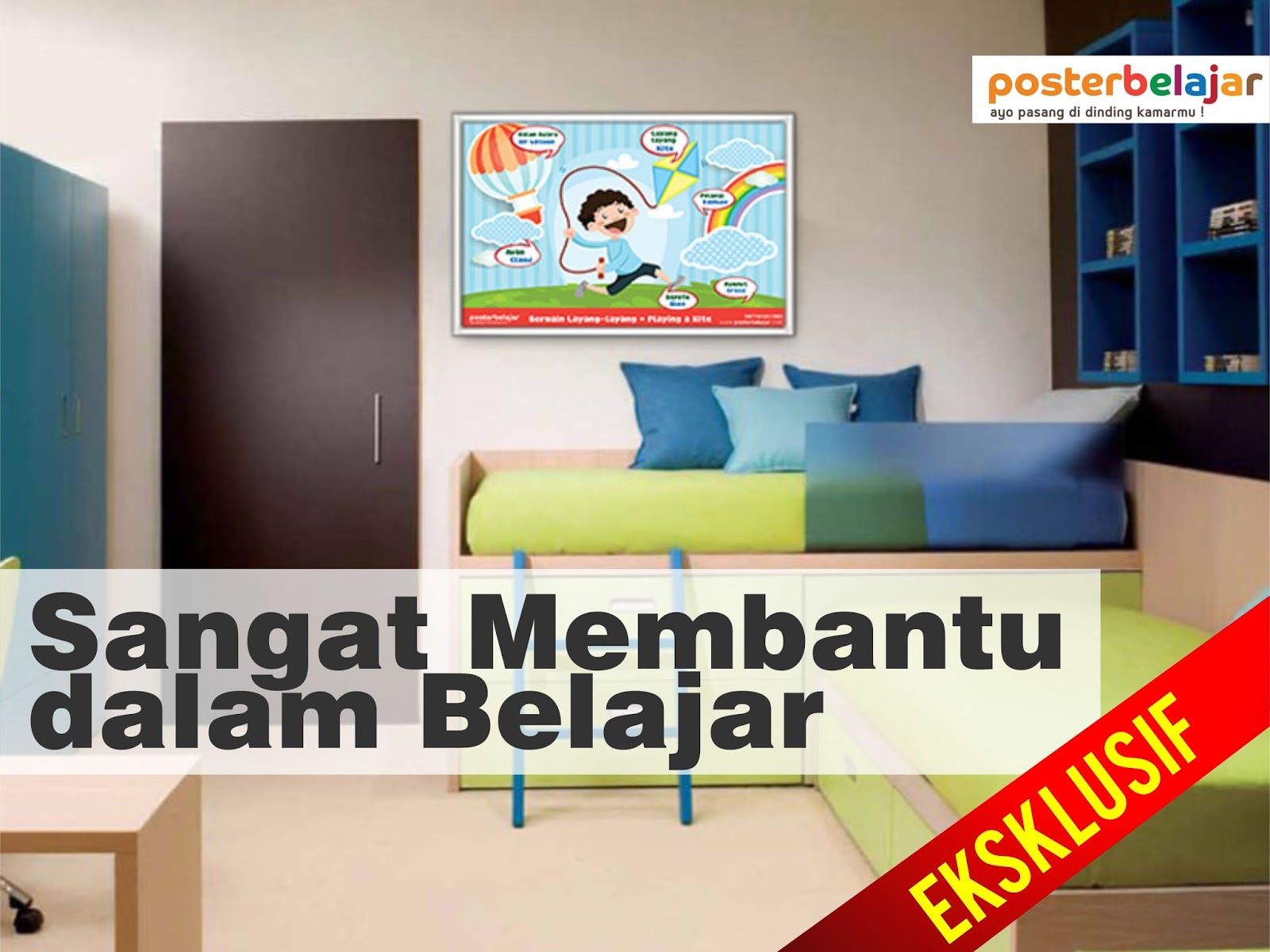 Poster Belajar Anak Keren - Indonesia Mendidik