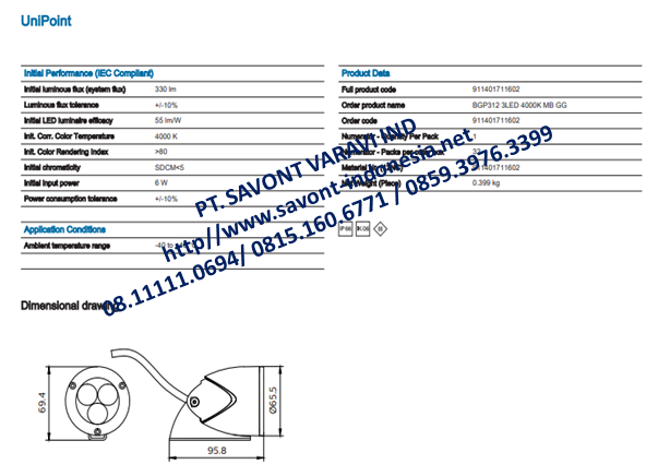 BGP312 3LED 4000K MB GG | DISTRIBUTOR RESMI LAMPU PHILIPS - ALL ABOUT ...