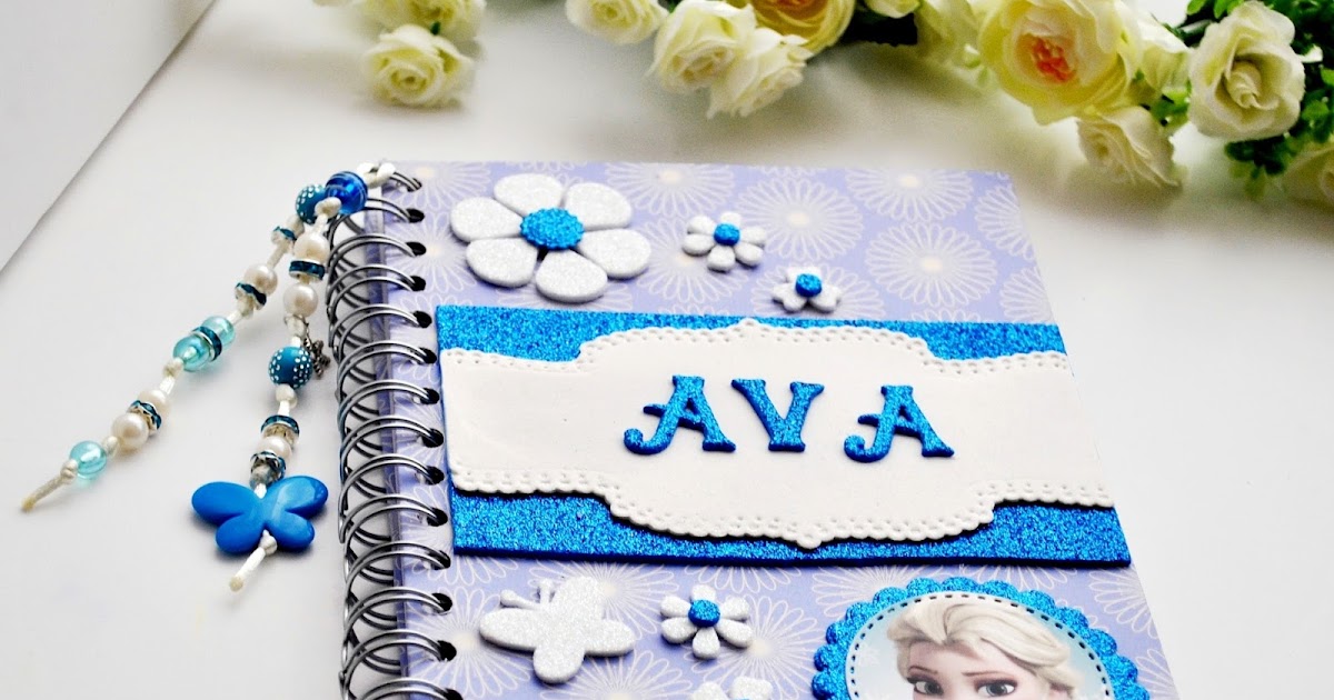 Creative Crafters: New Frozen Notebook