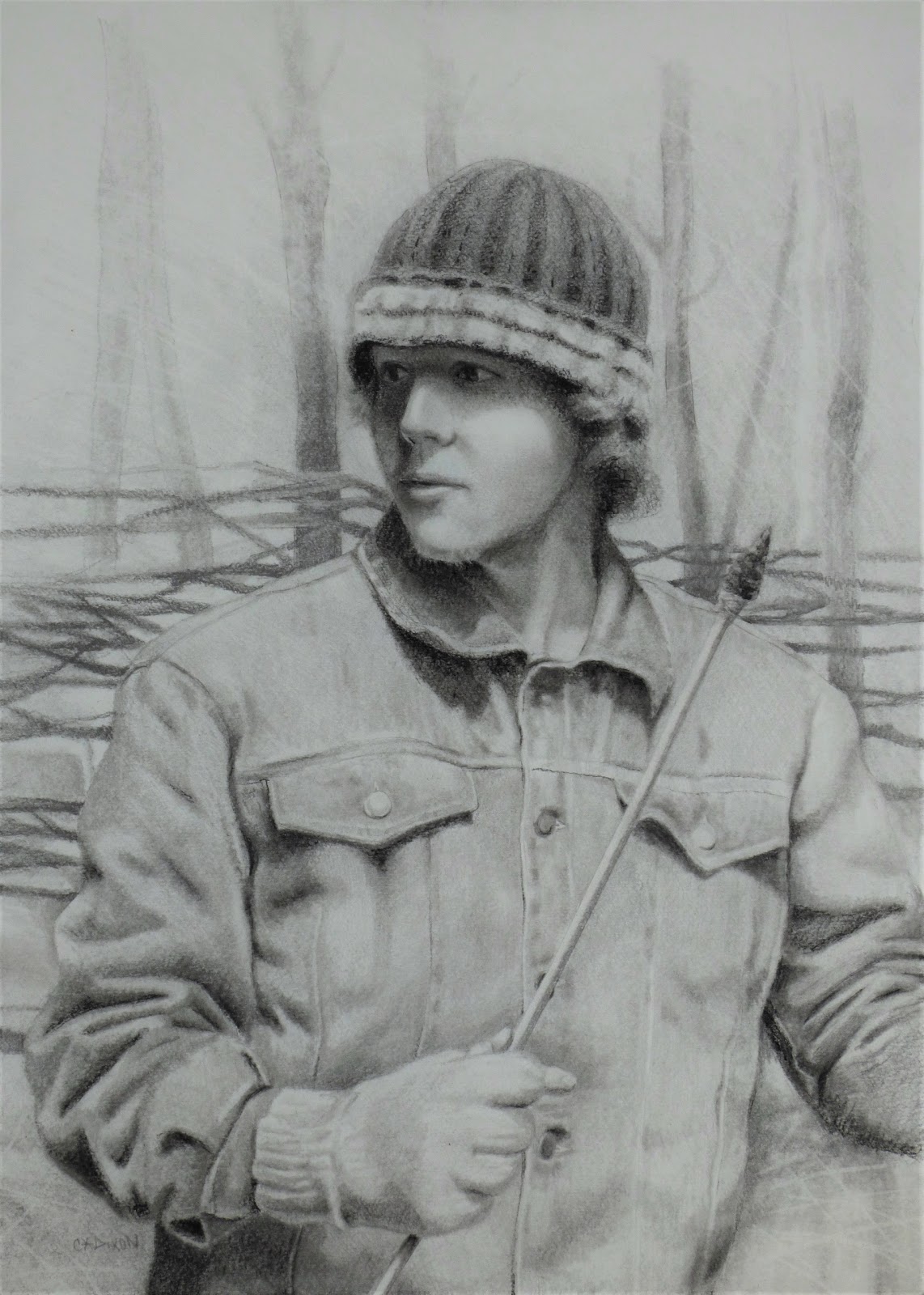 Art on a Blog: Working W/ Graphite