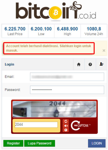 Cara daftar dan Verifikasi akun bitcoin Indonesia di bitcoin.co.id ...