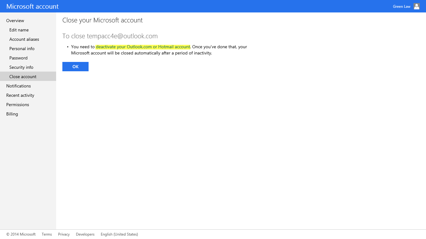 How To Close Accounts: How to close Outlook account permanently