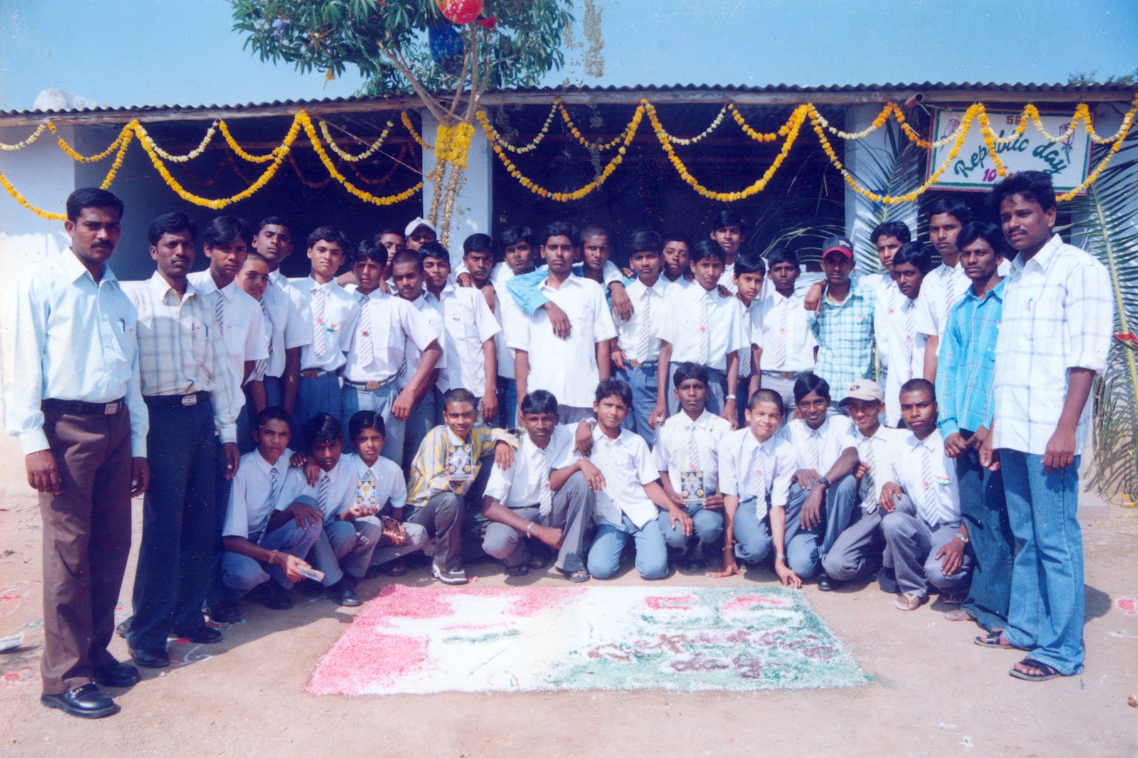 sumeeth vanga: My 10th class photos with my friends & Teachers