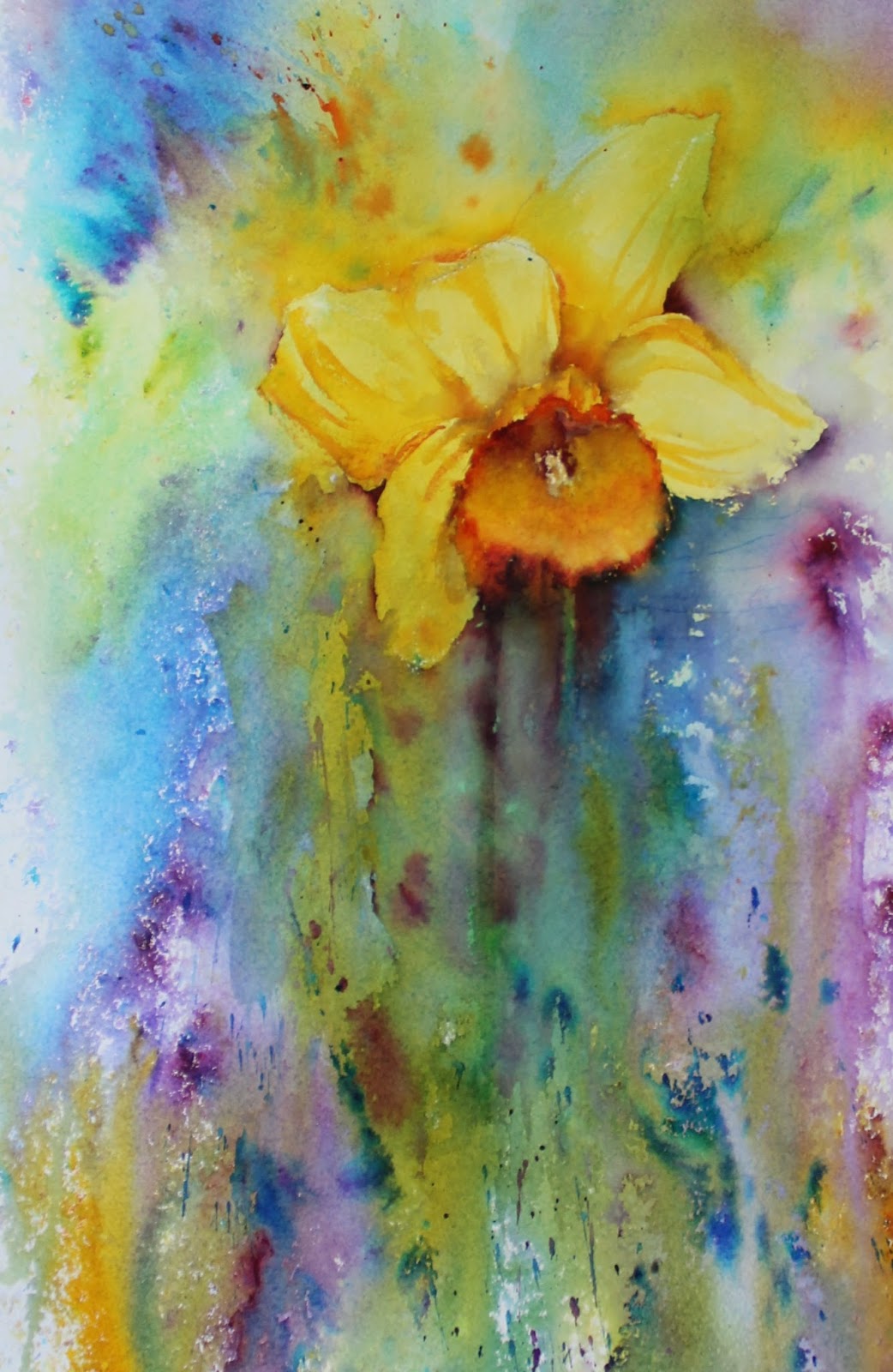 Art by Judith Farnworth: Brusho Paintings