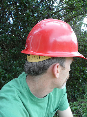 Four Bees: US Navy Hard Hat, Officer's Model, dated 1978, "Hard Boiled ...
