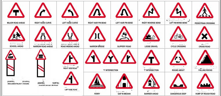 Traffic signals & rules in India | All traffic signs and their meanings ...