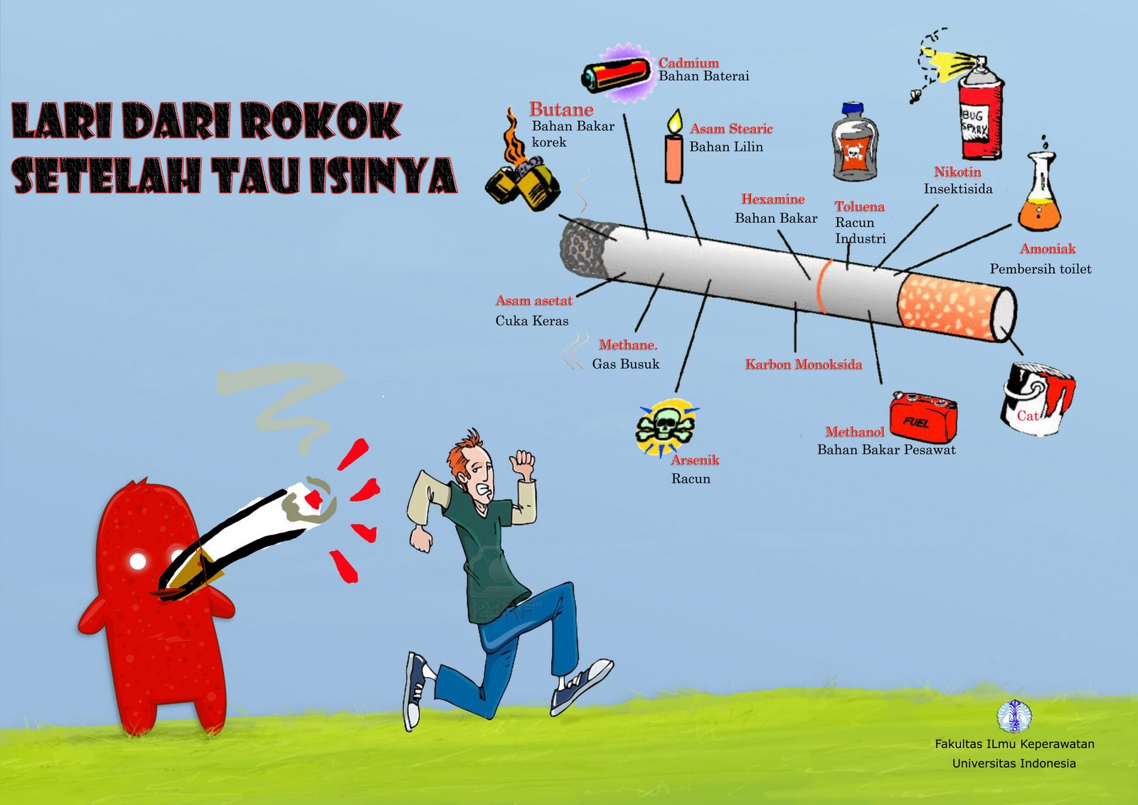 Everyday is Something Else to Face.: Poster Anti-Rokok